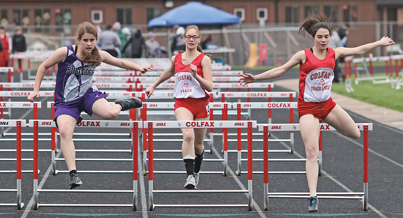 Bulldog track teams finish first and third at Colfax, compete at St ...