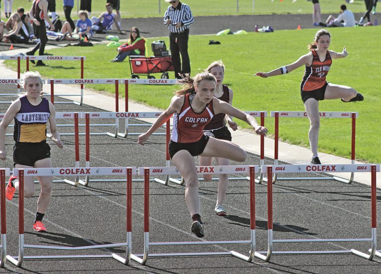 Colfax tracksters finish in top five at home; Mounders battles for ...