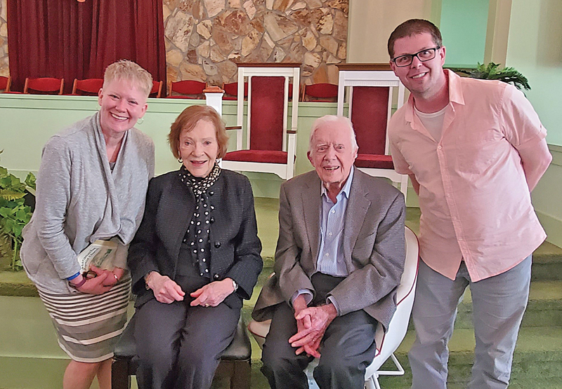 Colfax couple attends church with Rosalynn and Jimmy Carter – The ...