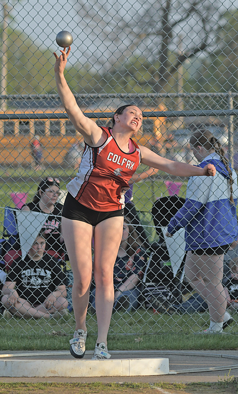 Colfax track and field teams compete in Dunn-St. Croix Conference meet ...