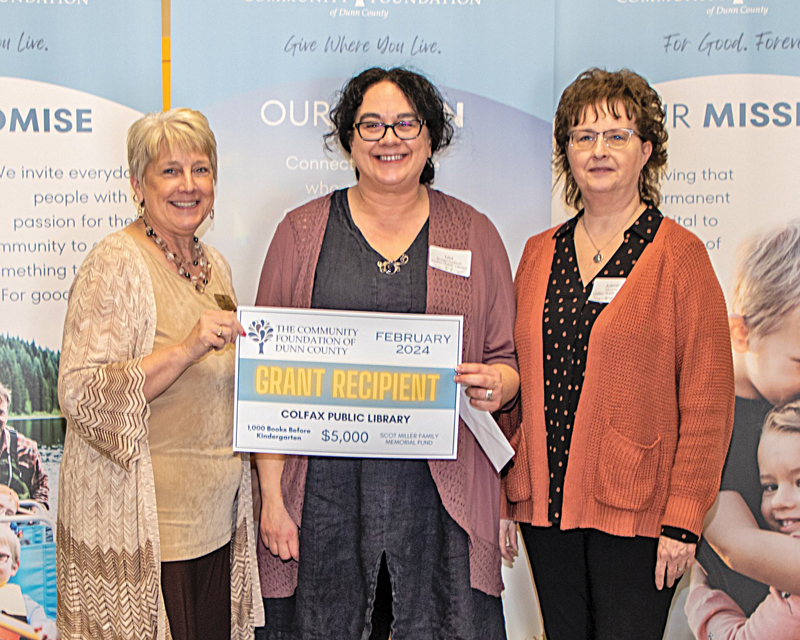 Colfax Public Library receives $5000 to relaunch 1000 books before ...