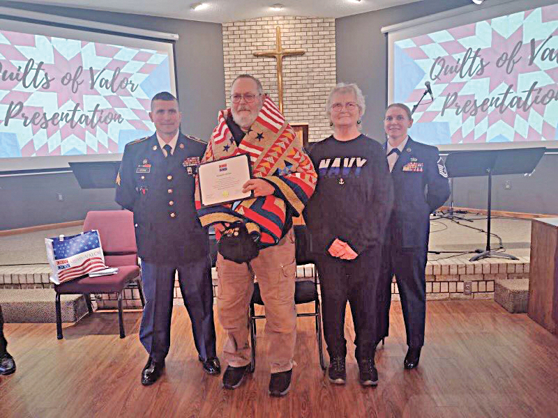 Quilt of Valor presented to Kenneth Holler in heartfelt ceremony – The ...